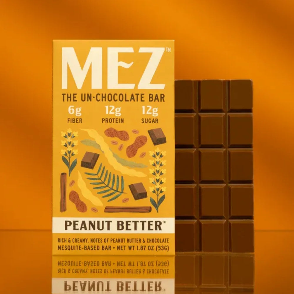 Peanut Better Un-Chocolate Mez Bar – Flourish & Feast