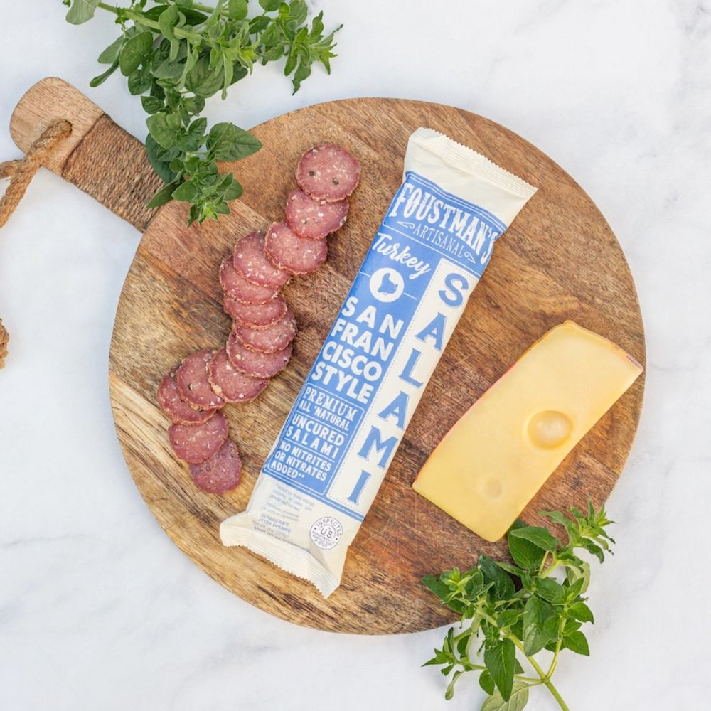 Turkey San Francisco Style Uncured Salami – Flourish & Feast